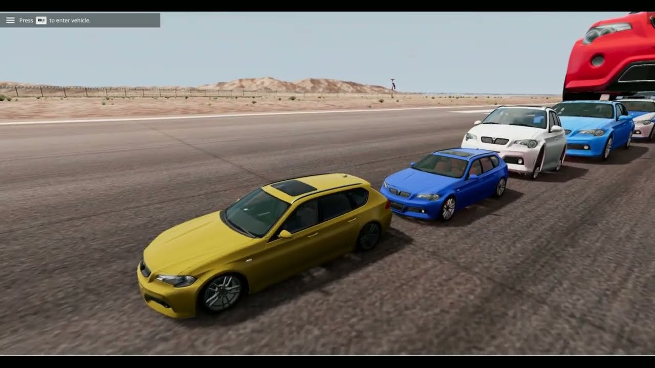 Small cars vs big cars in an airport /BeamNG drive - YouTube