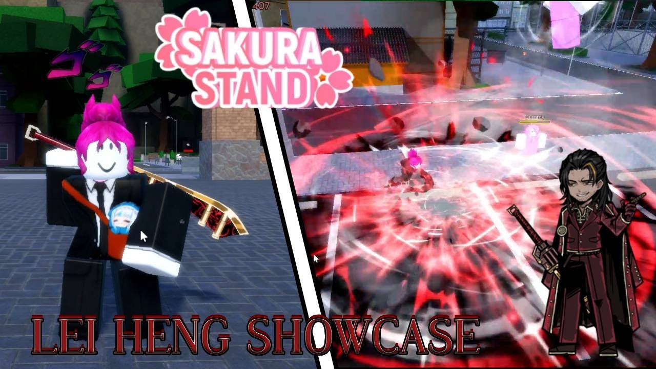 Lei Heng Showcase Sakura Stand | Roblox Sakura Stand - YouTube