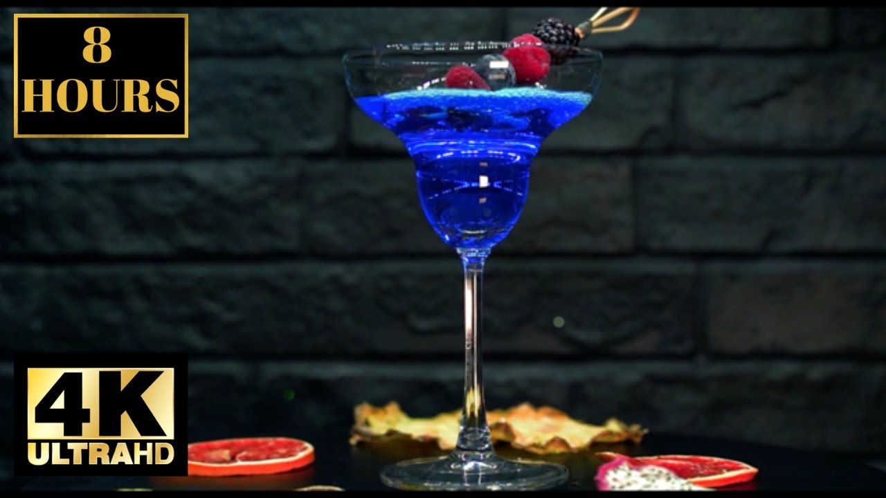 Cocktail Drink Wallpaper Scrennsaver Background 4K 8 HOURS - YouTube