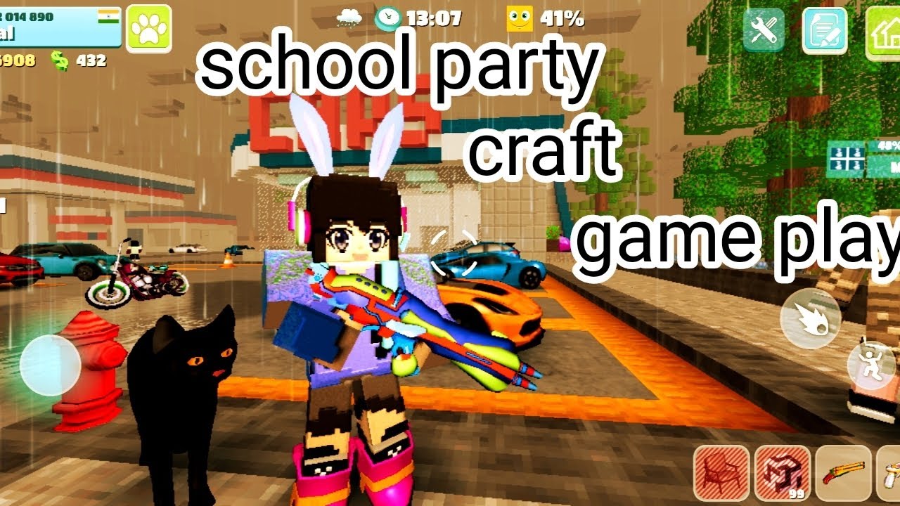 party craft game video😈🎃 | party craft game multiplayer | party craft ...
