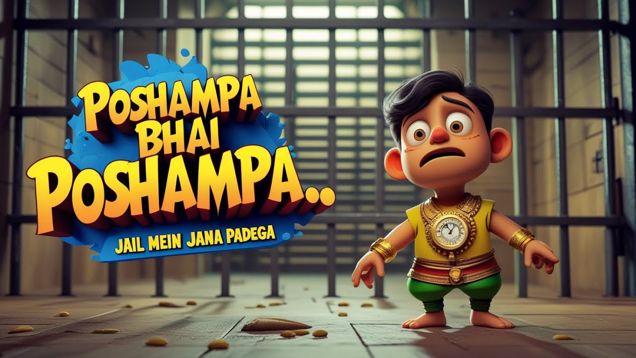 Posham Pa Bhai Posham Pa | पोशम पा भाई पोशम पा | Nursery Rhymes For ...