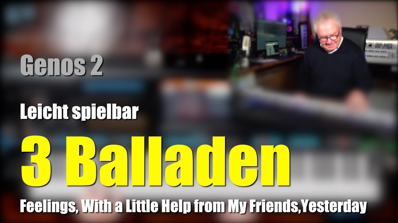Genos2 - 3 Balladen - leicht spielbar # 1550 - YouTube