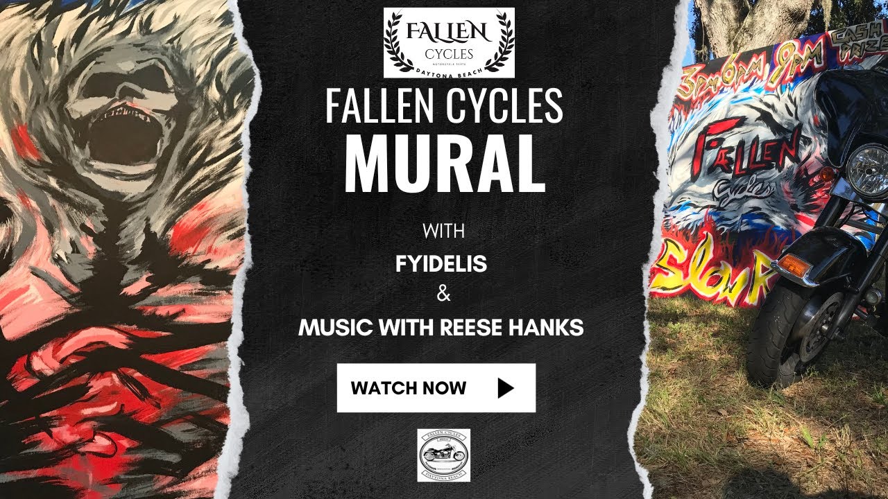 Fallen Cycles - Biketoberfest 2018 - MURAL - YouTube