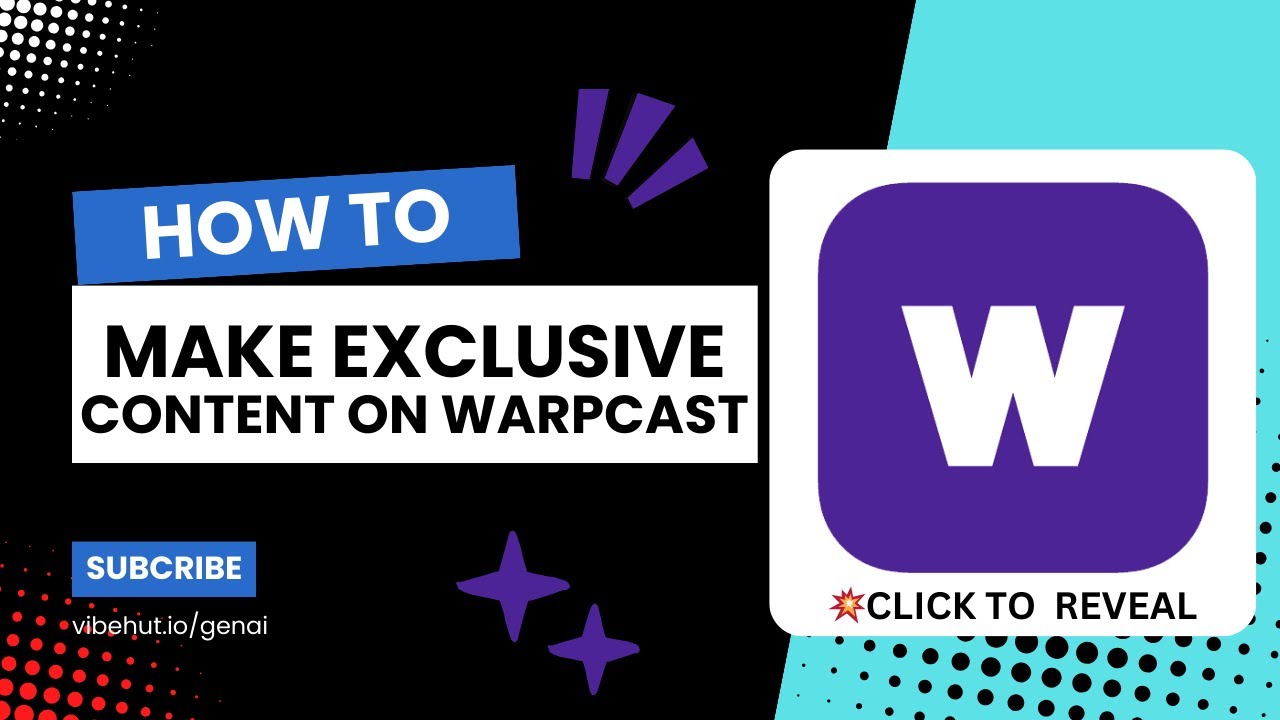 How to Create Exclusive Content Using Warpcast Frame - YouTube