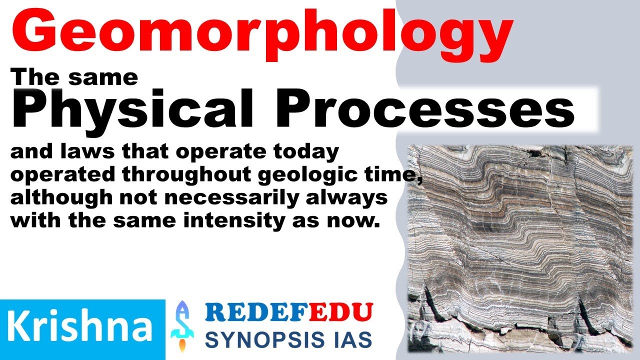 Geomorphology: The same physical processes and laws that operate today ...