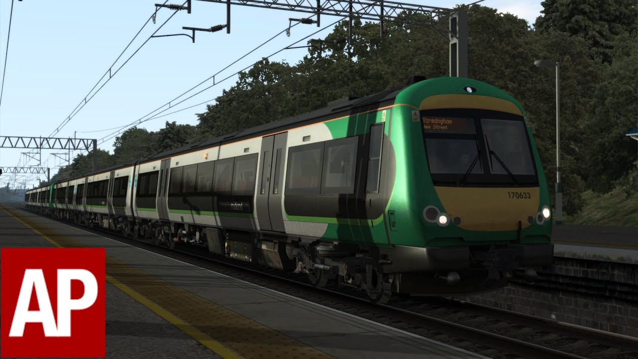 TS2018 LM Class 170 AP London Euston - Birmingham New Street - YouTube