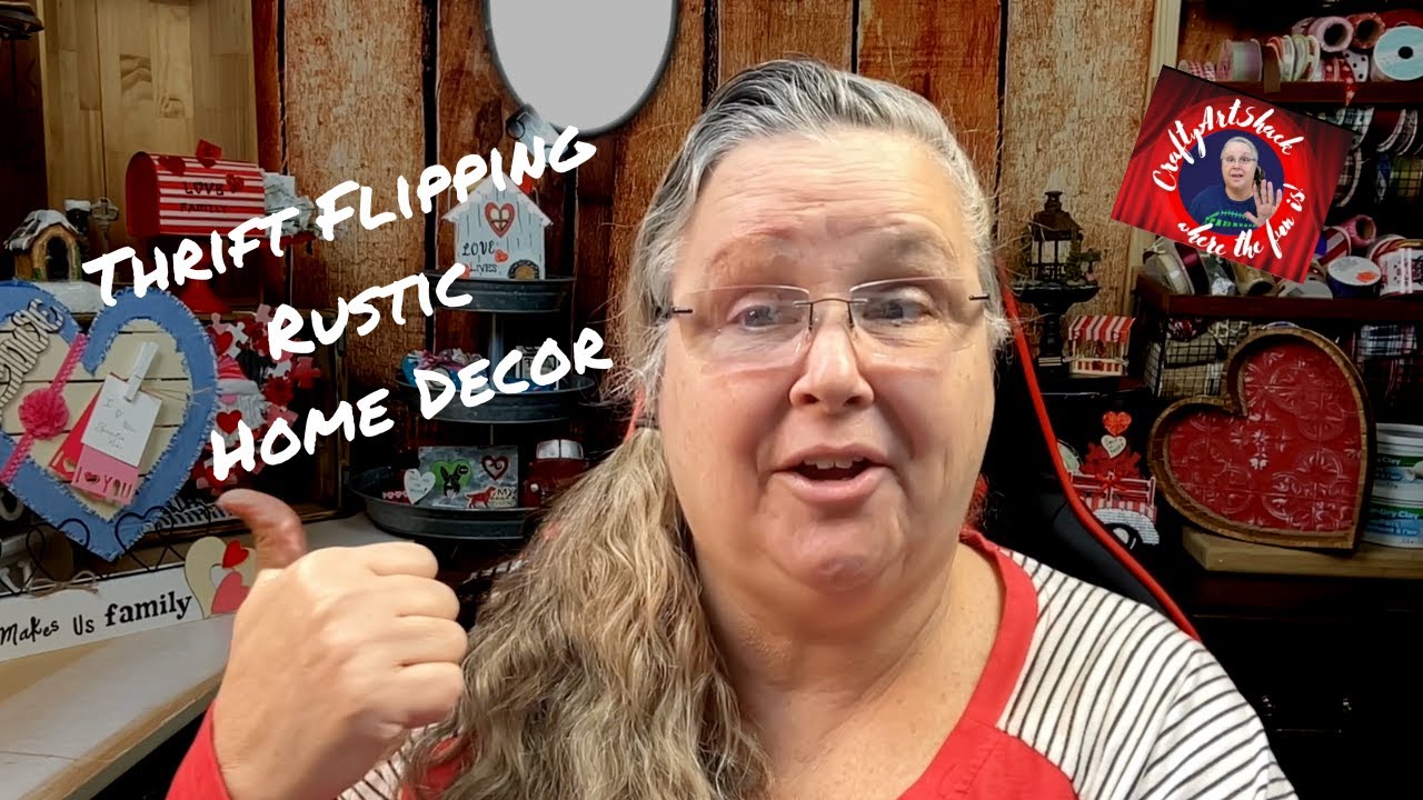 Thrift Flipping Rustic Home Decor - YouTube