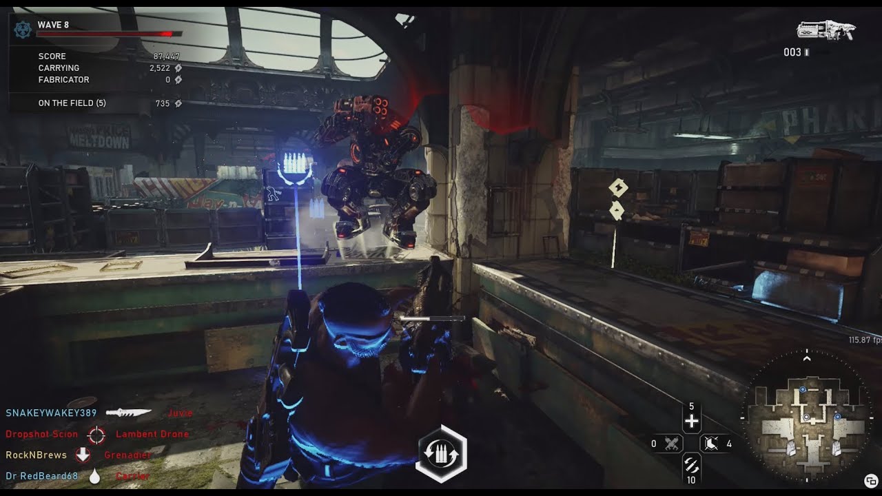 Gears 5 - Boss Rush: 4 Man on Checkout (Masters) as Tactician - YouTube
