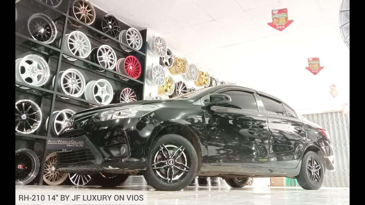 Modifikasi Toyota Vios Dengan Rh Wheels RH-210 14" By Jf Luxury 👍 - YouTube