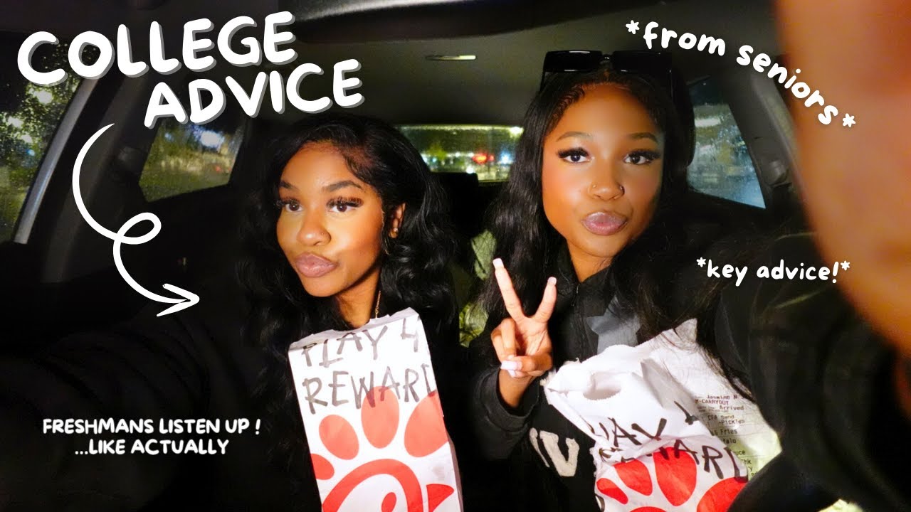 COLLEGE ADVICE/TIPS for freshman |* REAL ADVICE from seniors* | classes ...