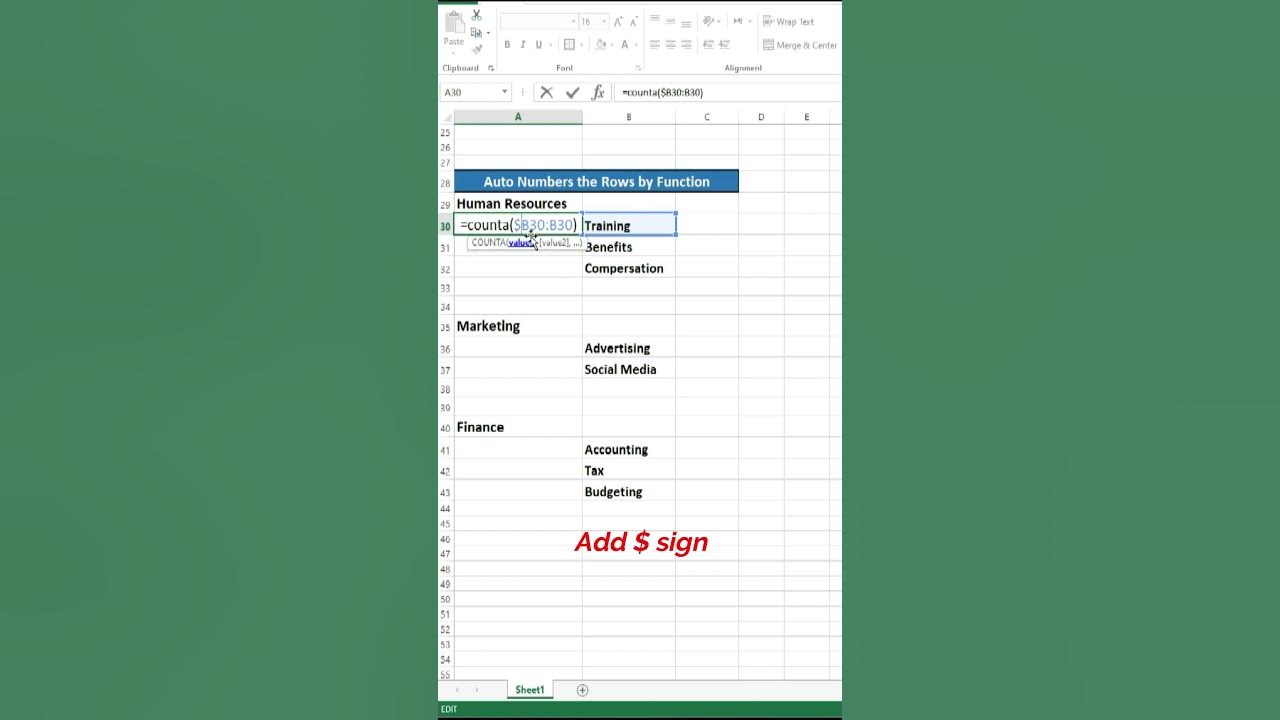 Excel Auto Numbers The Rows By Function Technical Ustad YouTube excel-auto-numbers-the-rows-by-function-technical-ustad-youtube