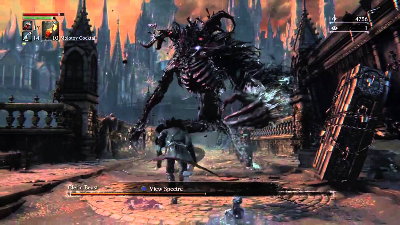 Bloodborne - Cleric Beast - Waste of Skin sl4 - YouTube