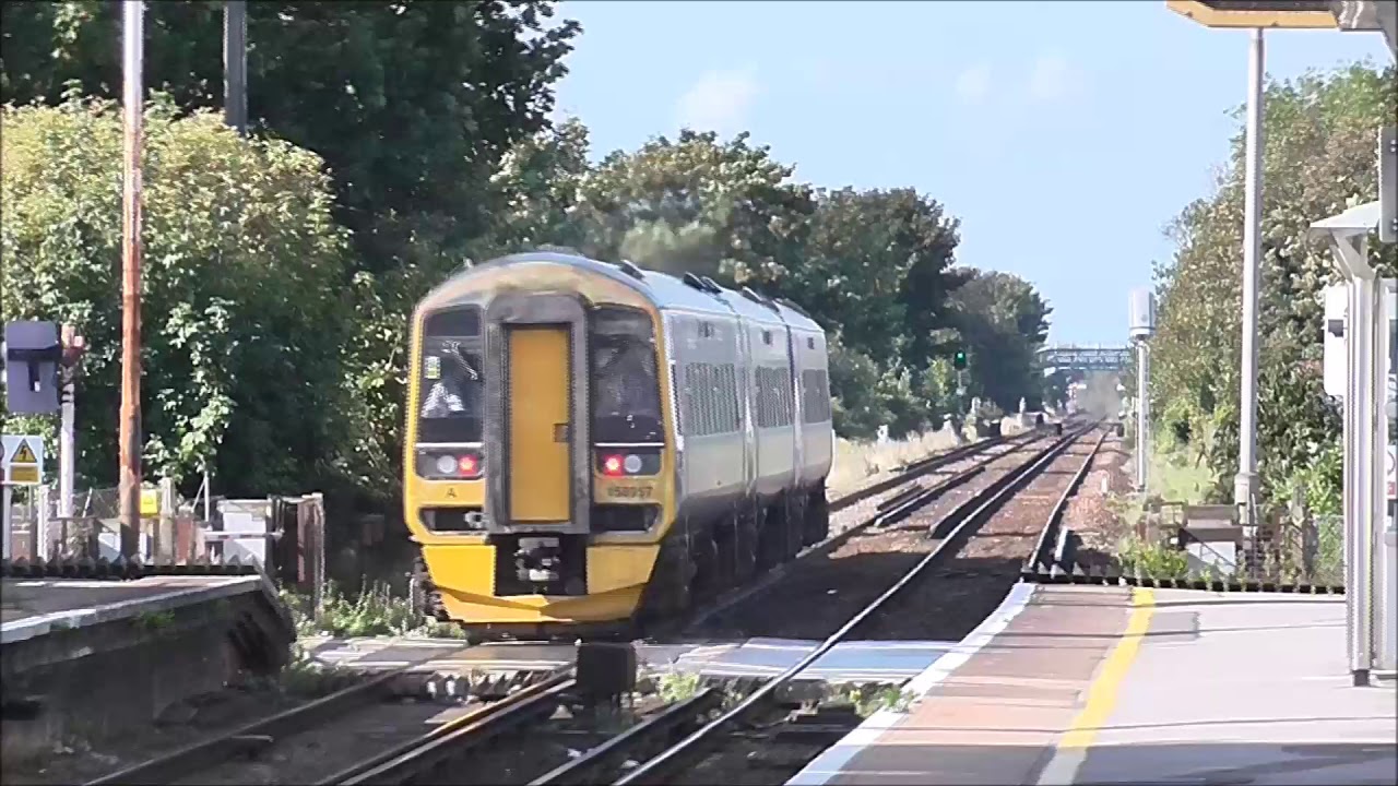 Trains at Portslade Railway Station - Monday 12th March 2018 - YouTube