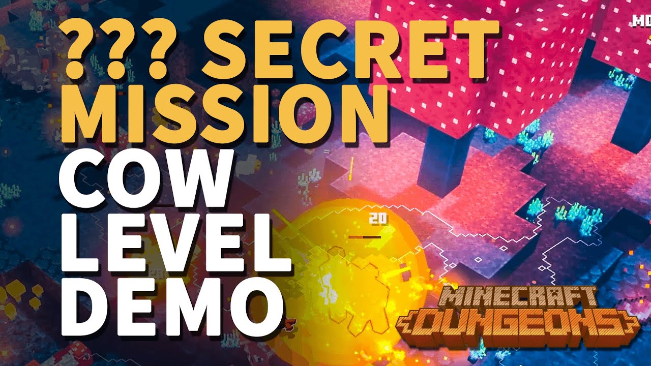 Cow Level Minecraft Dungeons ??? Secret Mission - YouTube
