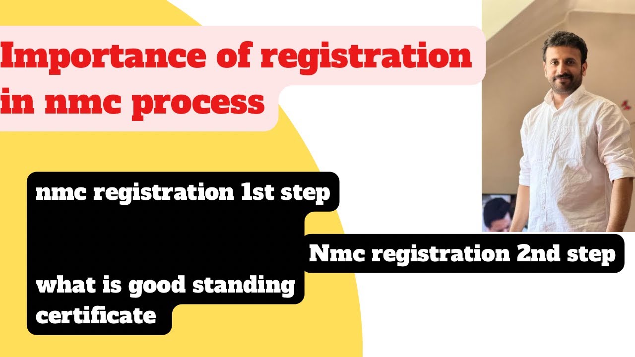 Importance of Registration in nmc process/All details about ...