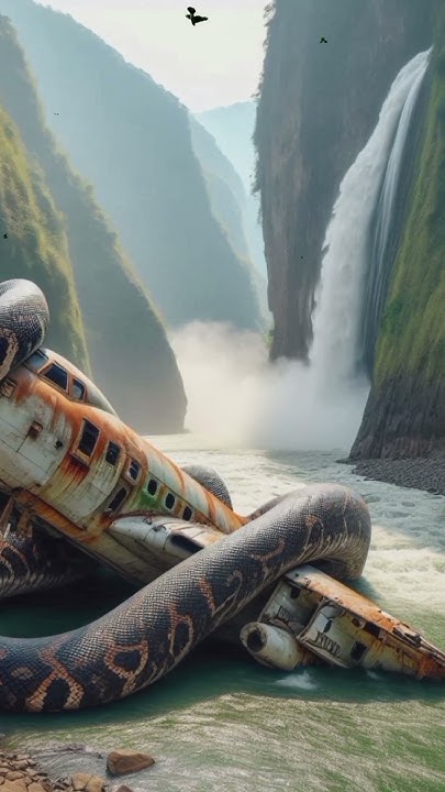 Python attacks airplane | exploration | nature discovery #snake #nature ...