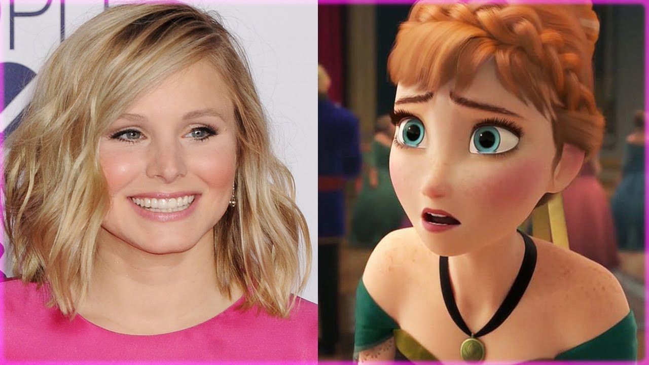 Celebrities Disney Princesses Voice Actors - YouTube