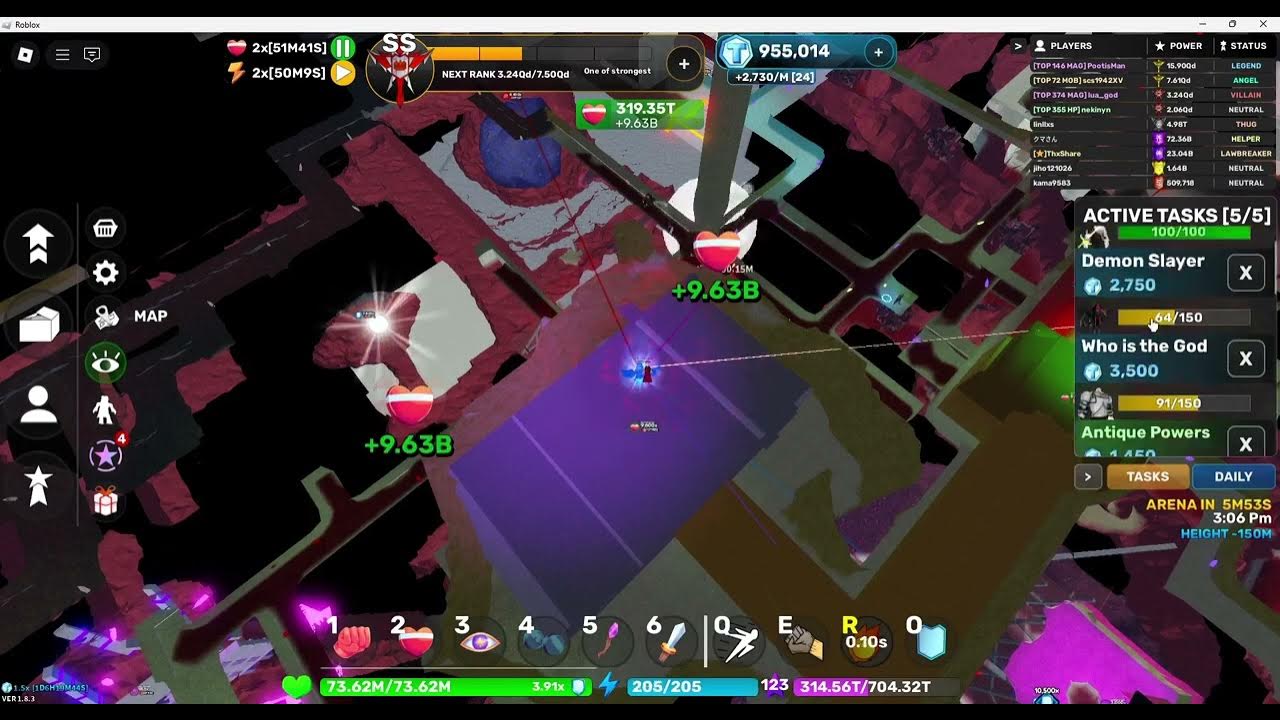 Roblox Super Power League | How to kill all NPC in catacombs while ...