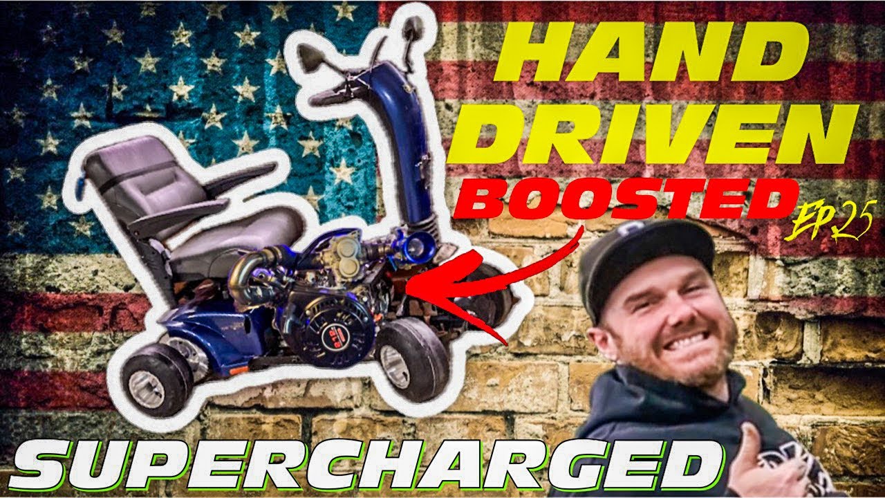 Supercharged Gas Powered Mobility Scooter! - YouTube