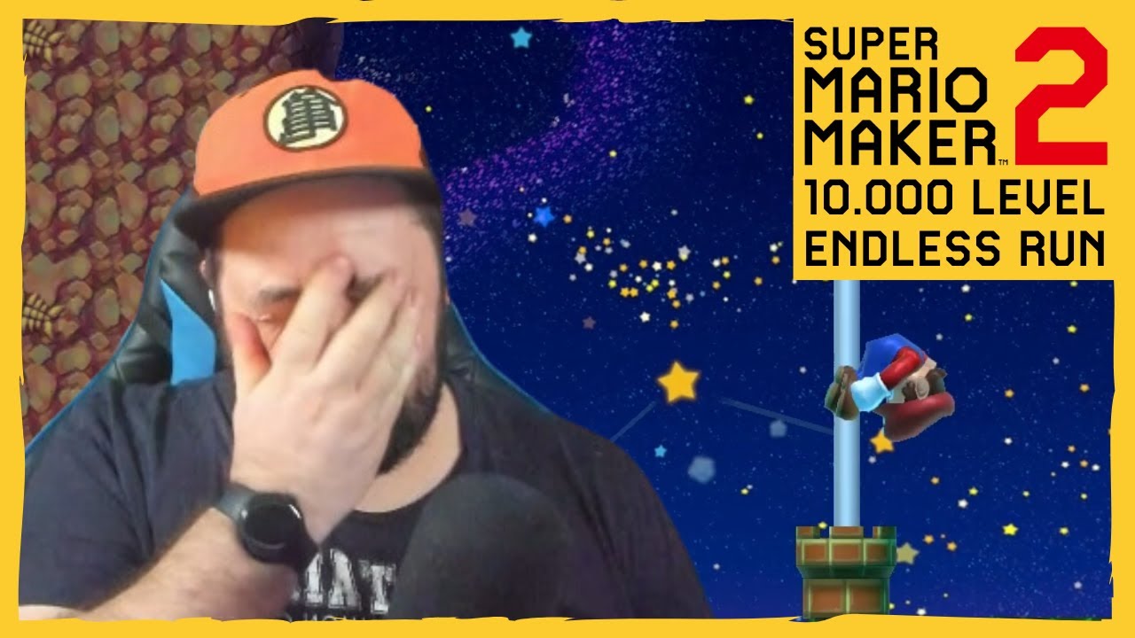 1521+ | 10K Endless RUN | 10000 Level Mario Maker 2 Challenge - YouTube