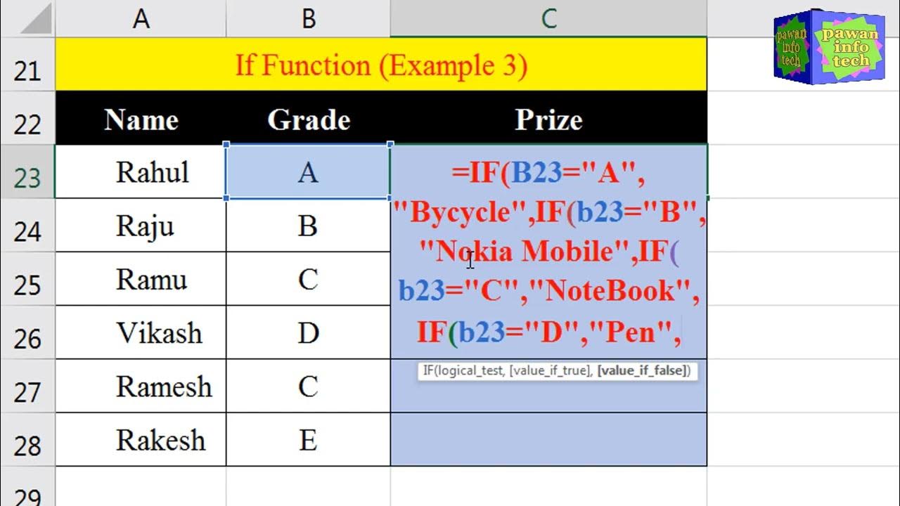 How To Use The IF Function In Excel YouTube how-to-use-the-if-function-in-excel-youtube