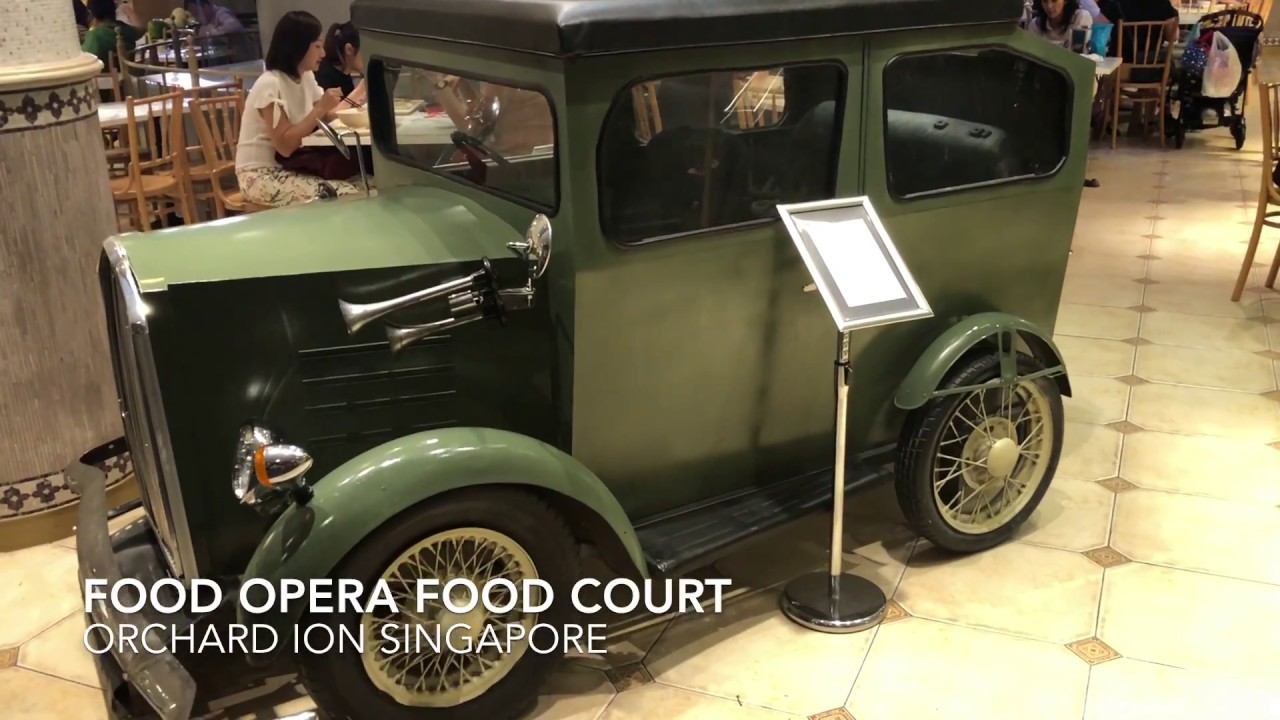 Food Opera Food Court Orchard Ion Shopping Center Singapore 2018 - YouTube