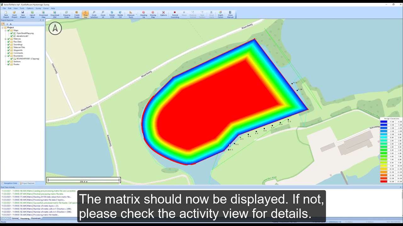 Convert (AutoCAD) DXF data containing elevation data to a reference ...