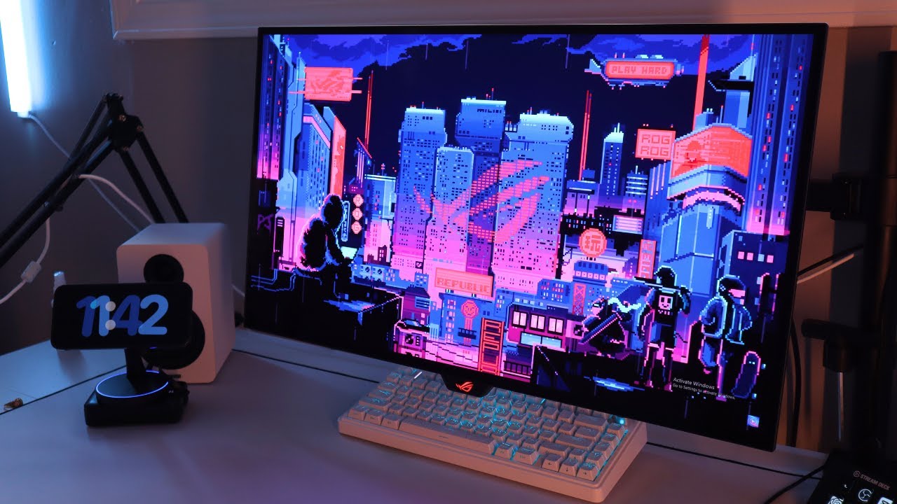 UNBOXING MY FIRST OLED 1440P GAMING MONITOR - YouTube