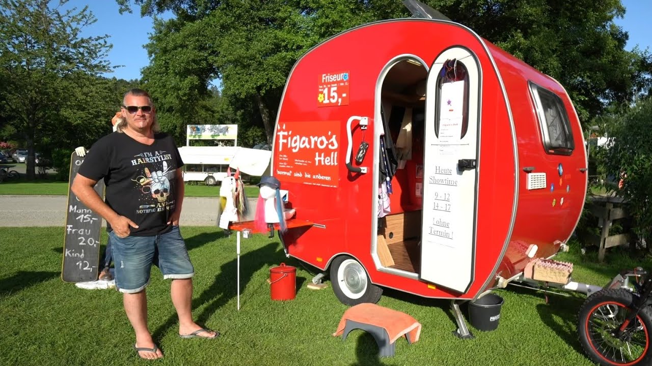 Kleinste Wohnwagen der Welt: Knaus Schwalbennest. Nur 565kg mit ...