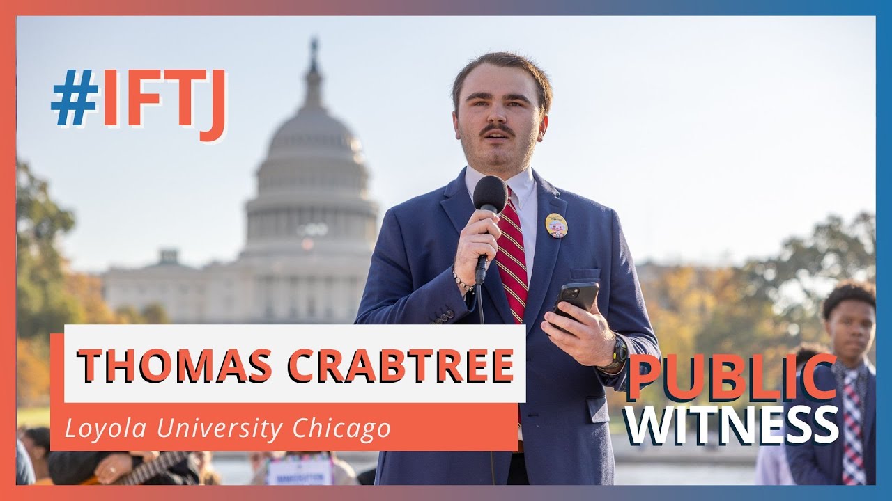 Thomas Crabtree - Public Witness Speaker | #IFTJ 2023 - YouTube