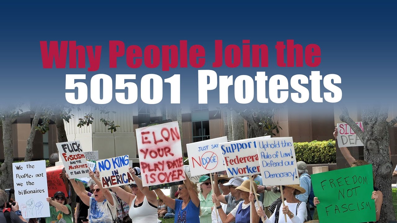 WHY JOIN 50501 PROTESTS FOR DEMOCRACY - YouTube