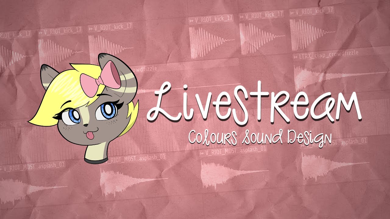 Tuesday Stream #1 - Colours 03 Sound Design! - YouTube