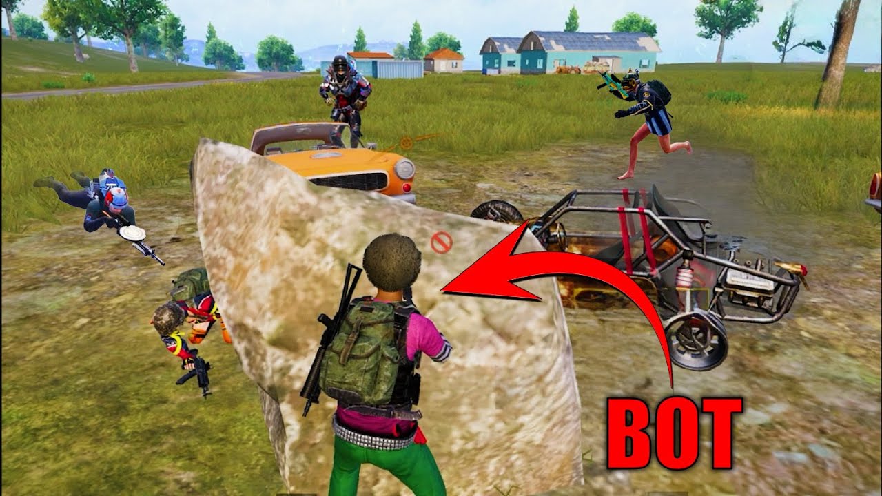 Bot Trolling noobs💔🤣 Next level funny Gameplay #pubgmobile - YouTube