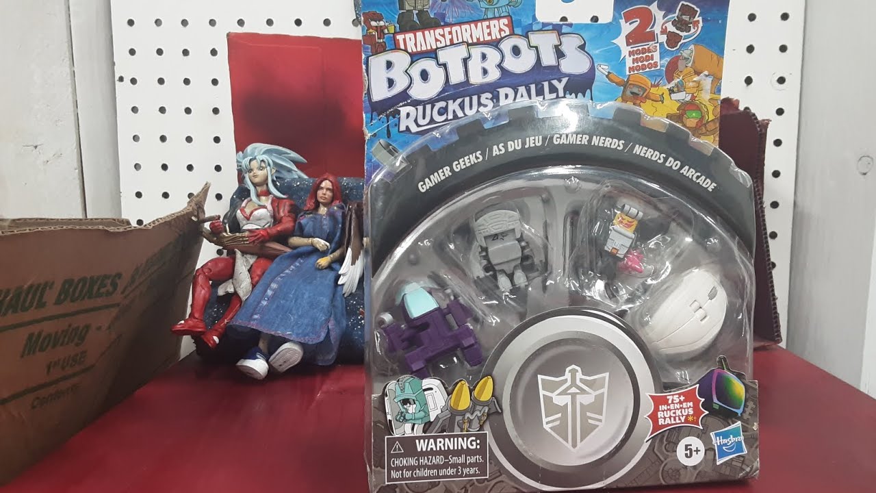 Transformers Botbots Ruckus Rally Gamer Geeks - YouTube