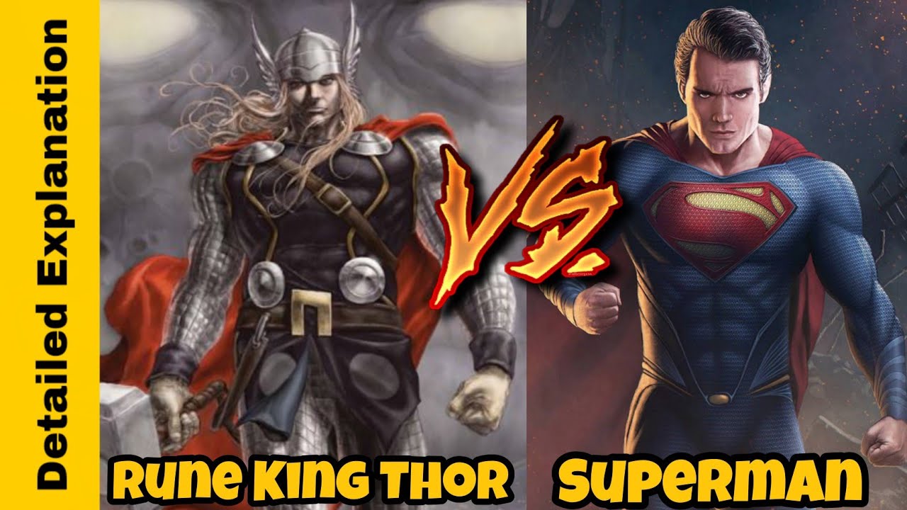 // Rune King Thor VS Superman // // Explained in Hindi // #Thor # ...
