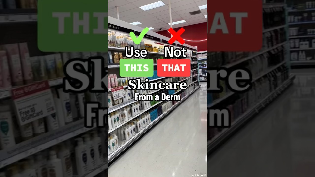 Use THIS Not THAT: Drugstore Skincare Edition – Derm Tips | #shorts # ...