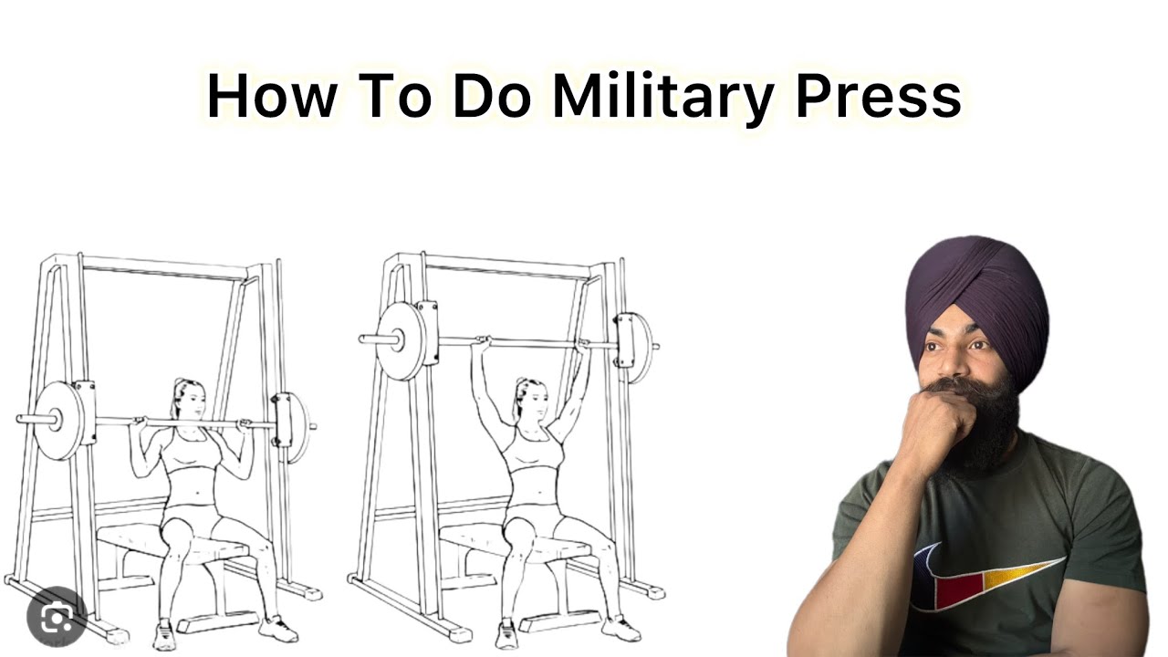 How to do Military Press !! Posture/Sets/Reps/weight/ fully explained ...