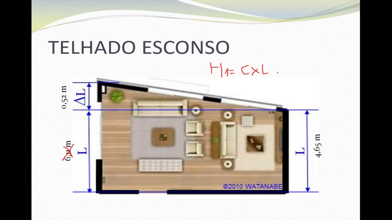 Aula 4.5 - Telhado Esconso - YouTube