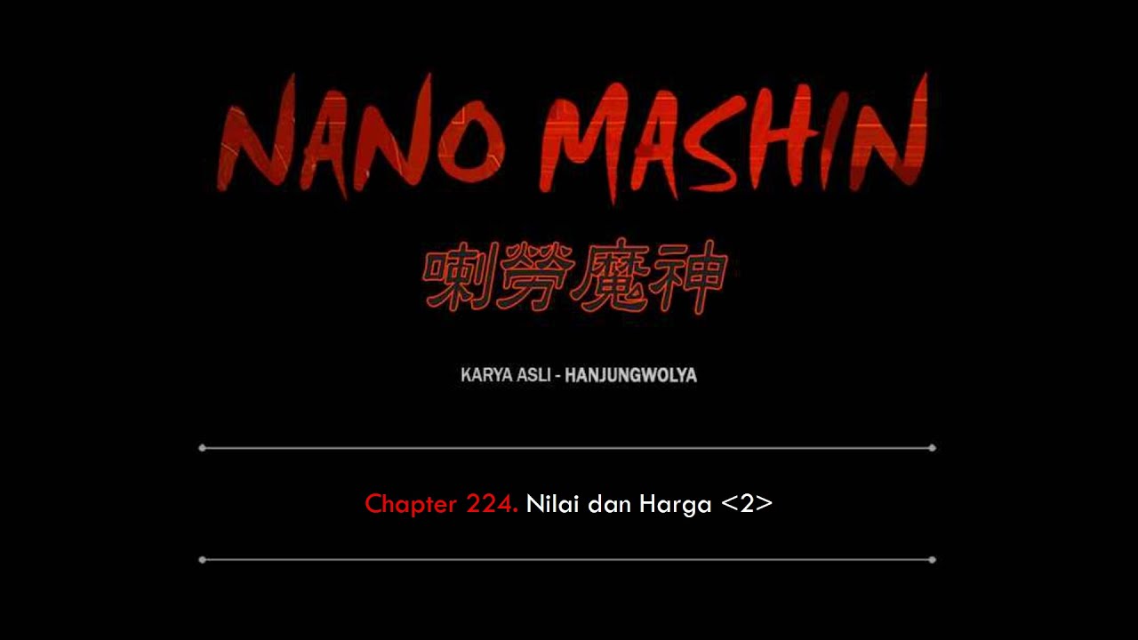 [Spoiler] Nano Machine - Chapter 224 - Nilai dan Harga (2) - YouTube