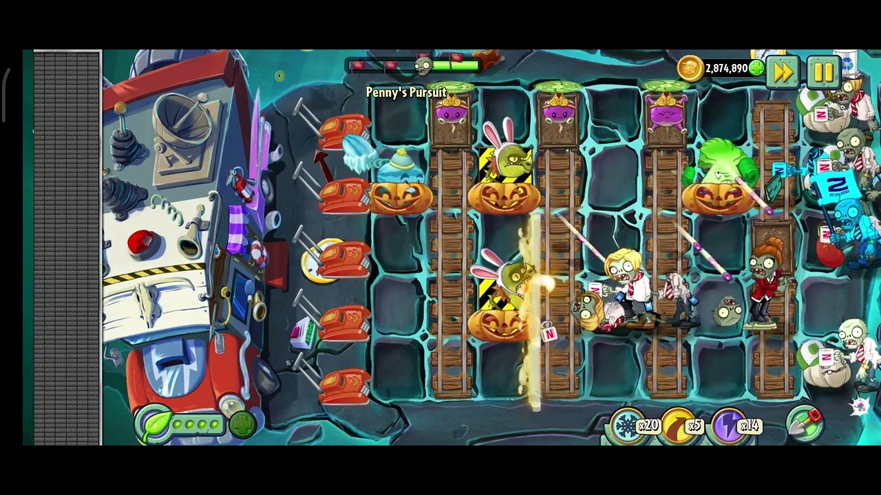bud uh boom s world day3 defeat3 level3 plants vs zombies 2 pvz2 pennys ...
