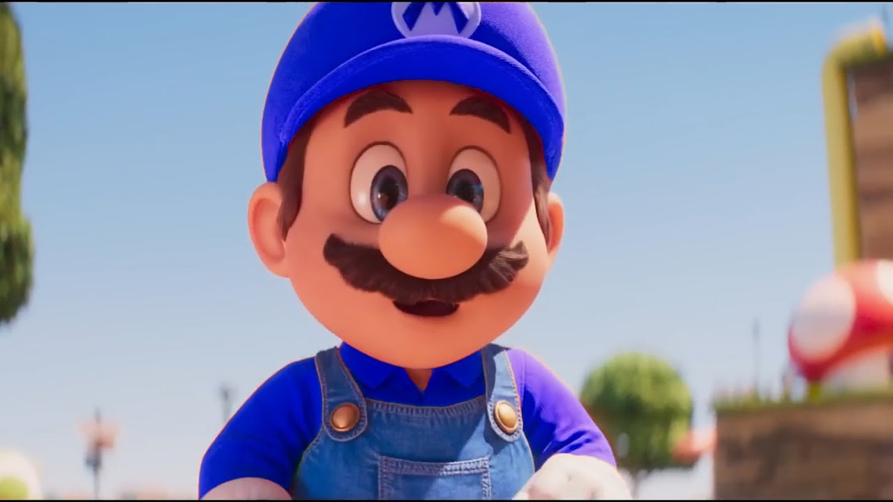 The Super Mario Bros. Movie but Mario is Blue (part 2) - YouTube