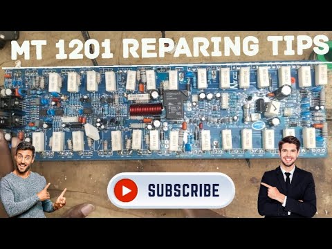 mt 1201 Amplifier channel reparing tips 👍👍🪛🪛🔧🔧 - YouTube