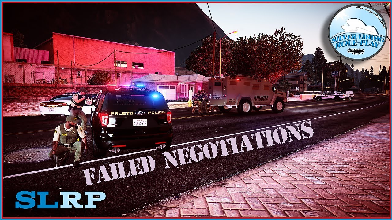 SLRP🔴 Failed Negotiations #fivem #gtarp #police #pursuit #code3 #roleplay - YouTube