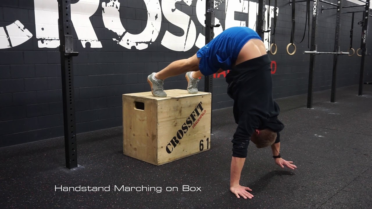Handstand Marching On Box - YouTube