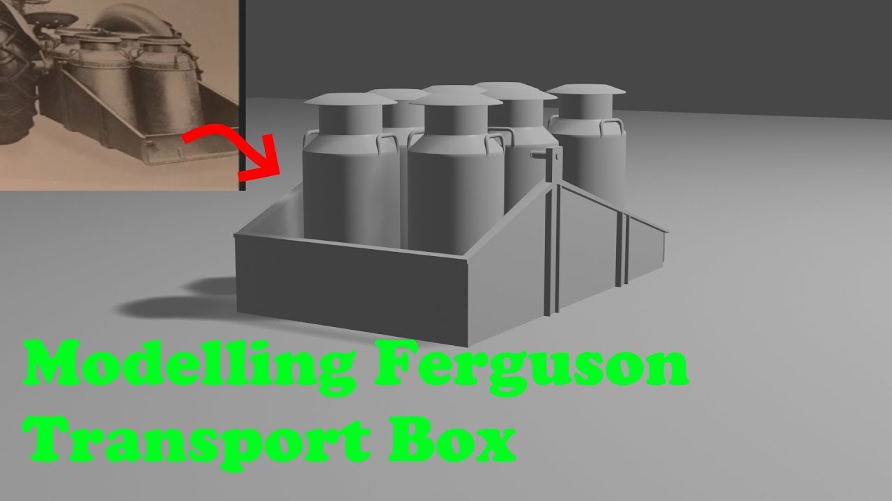 FS19 | Modelling Ferguson Transport Box | Timelapse - YouTube