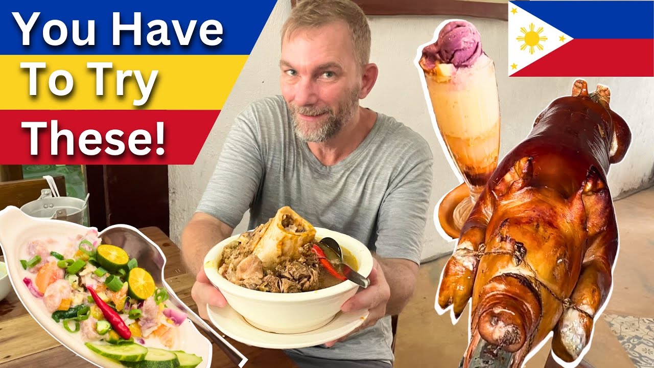15 MUST TRY FILIPINO FOODS + 5 Honourable Mentions - YouTube