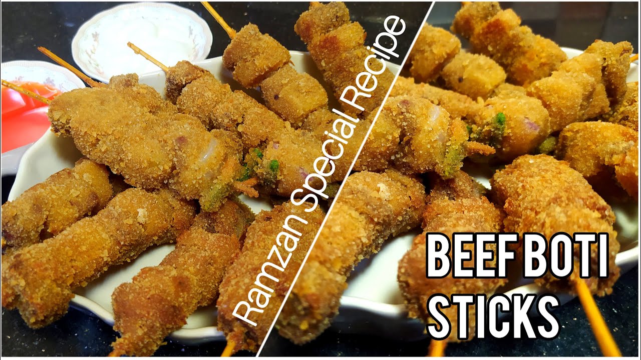 Beef Boti Sticks (Ramzan Special Recipe) - Ramadan Recipe - YouTube