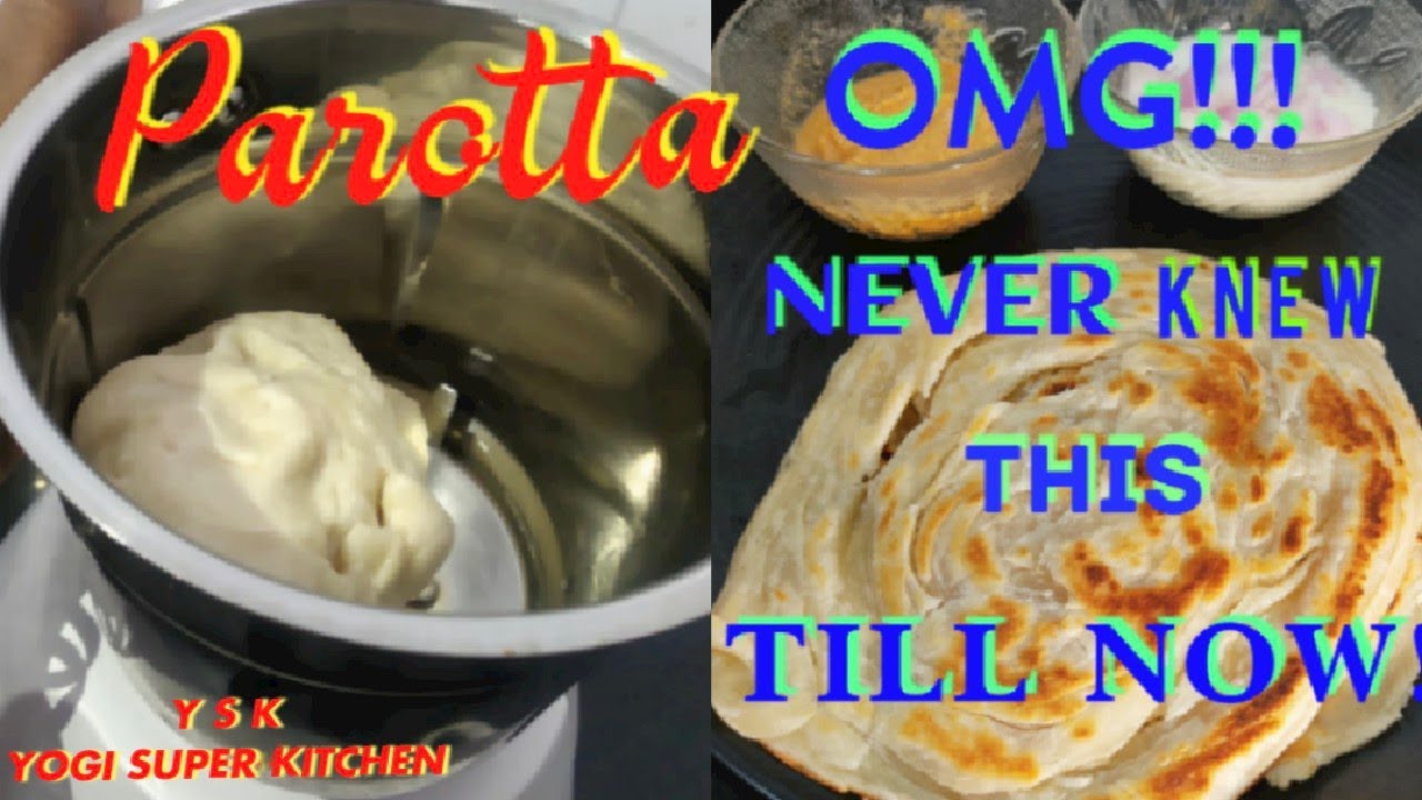 Parotta Recipe | Soft Layered Parotta | How To Make Parotta | Street ...