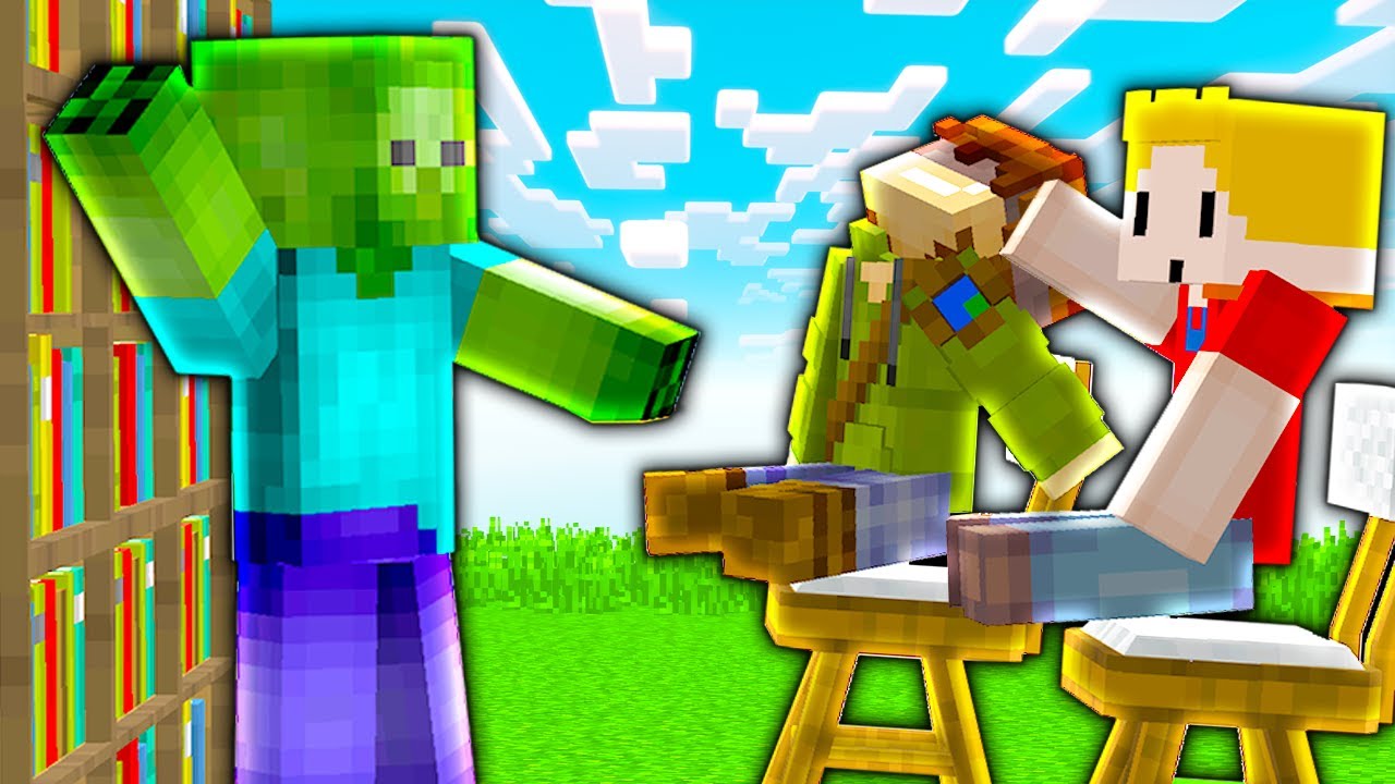 Trapped inside of MONSTER SCHOOL!? - YouTube