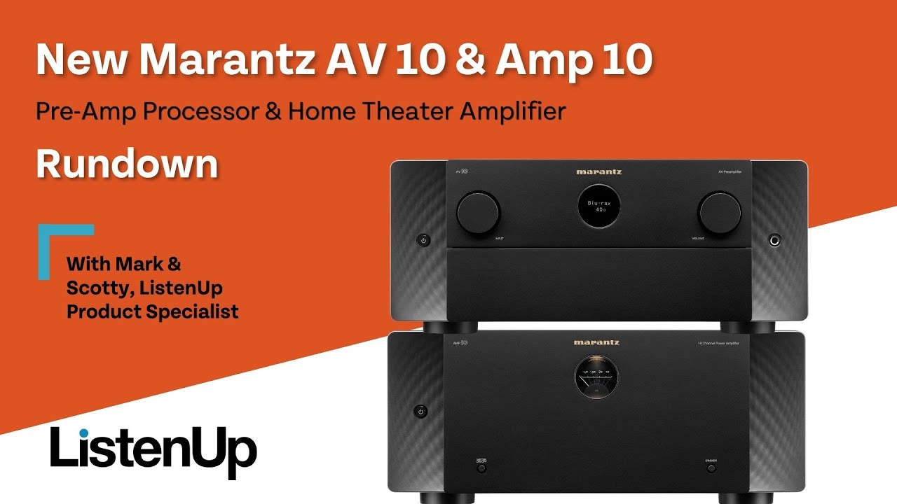 Home Theater Super System! New Marantz AV 10 & Amp 10 - YouTube